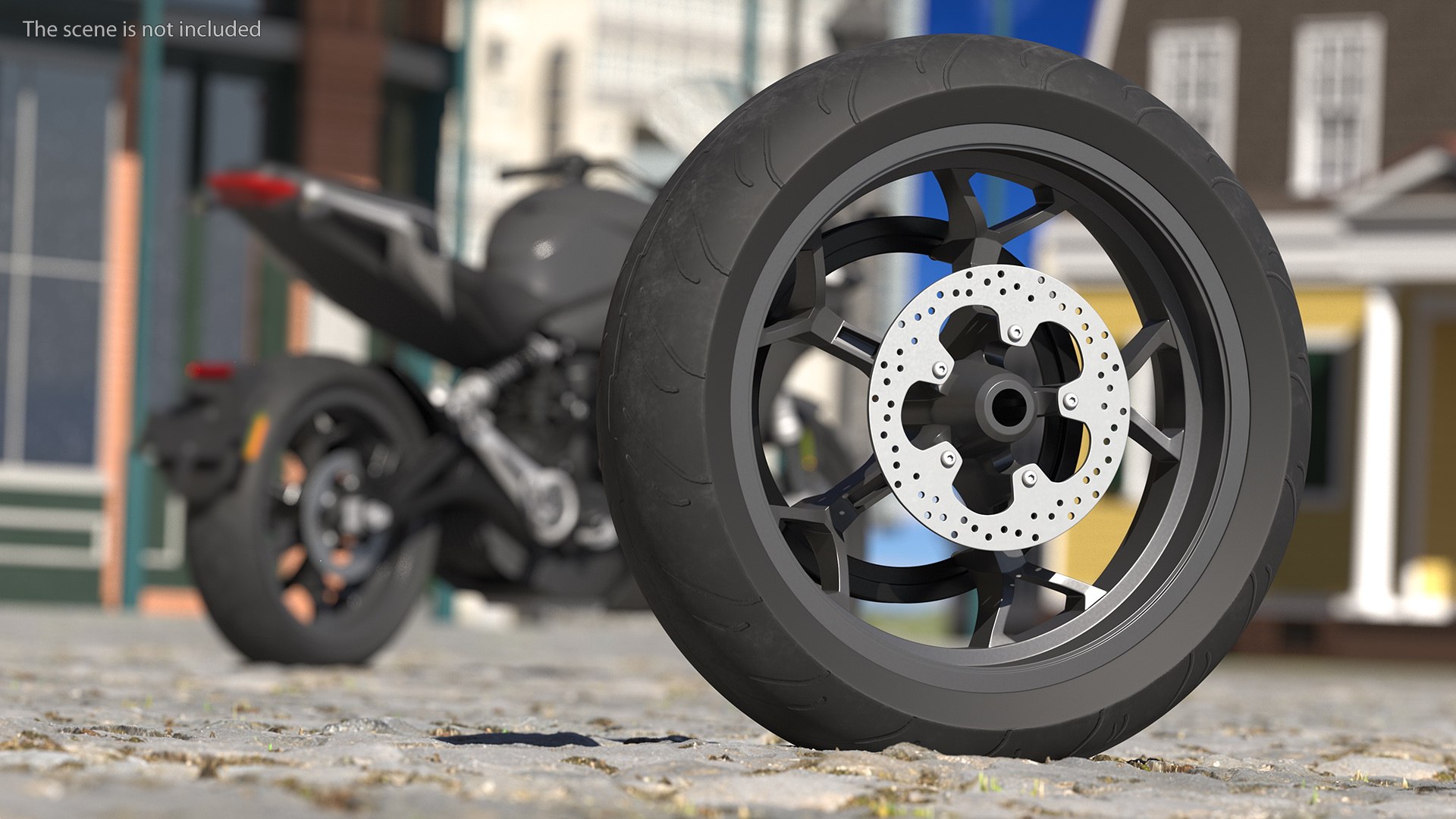 3D rear wheel motorcycle moto - TurboSquid 1706712