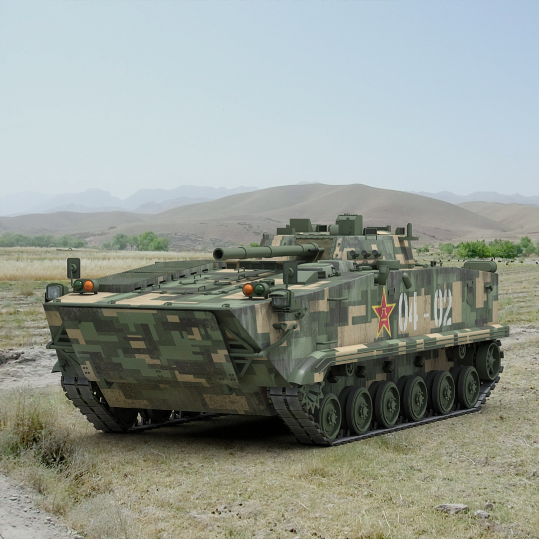 ZBD 97 Chinese IFV 3D-Modell - TurboSquid 823612