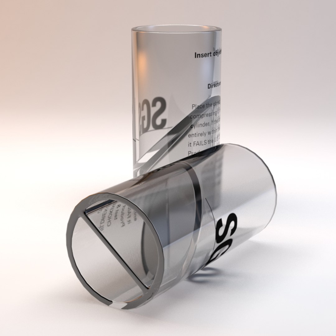 Chocking Test Tube 3d Model