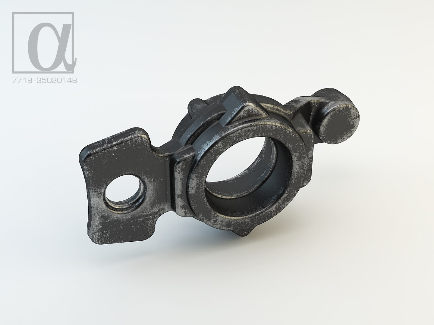 Forgings Trucks Production 3d Model