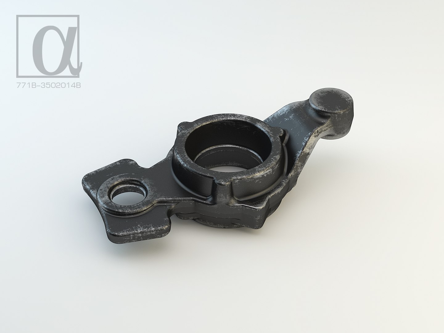 Forgings Trucks Production 3d Model