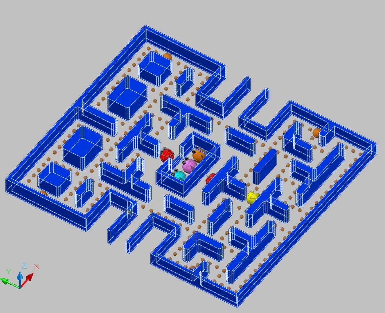 3d Model Pac-man