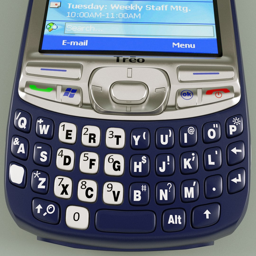 3d Palm Treo 750 Blue