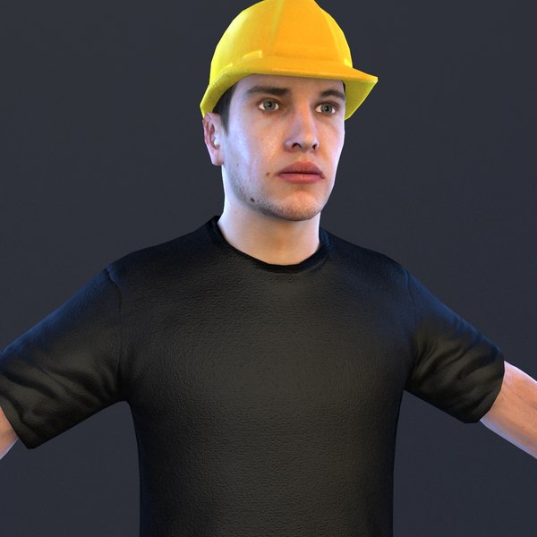 3D handyman man - TurboSquid 1411728