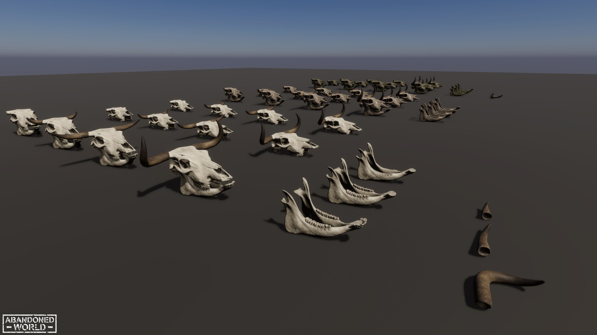 3D Cow Skull - TurboSquid 2386892
