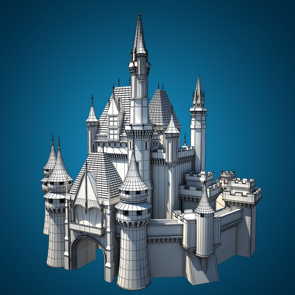 fantasy castle 3d max