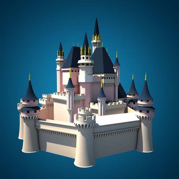 fantasy castle 3d max