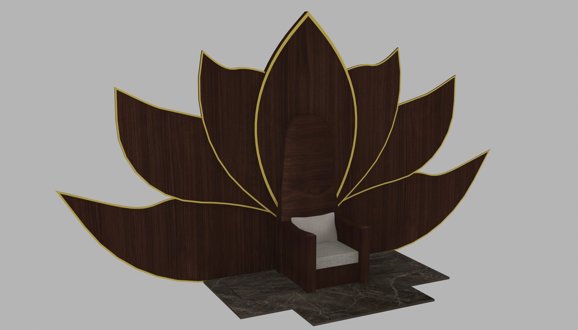 Modern Throne 3D Model - TurboSquid 2032367