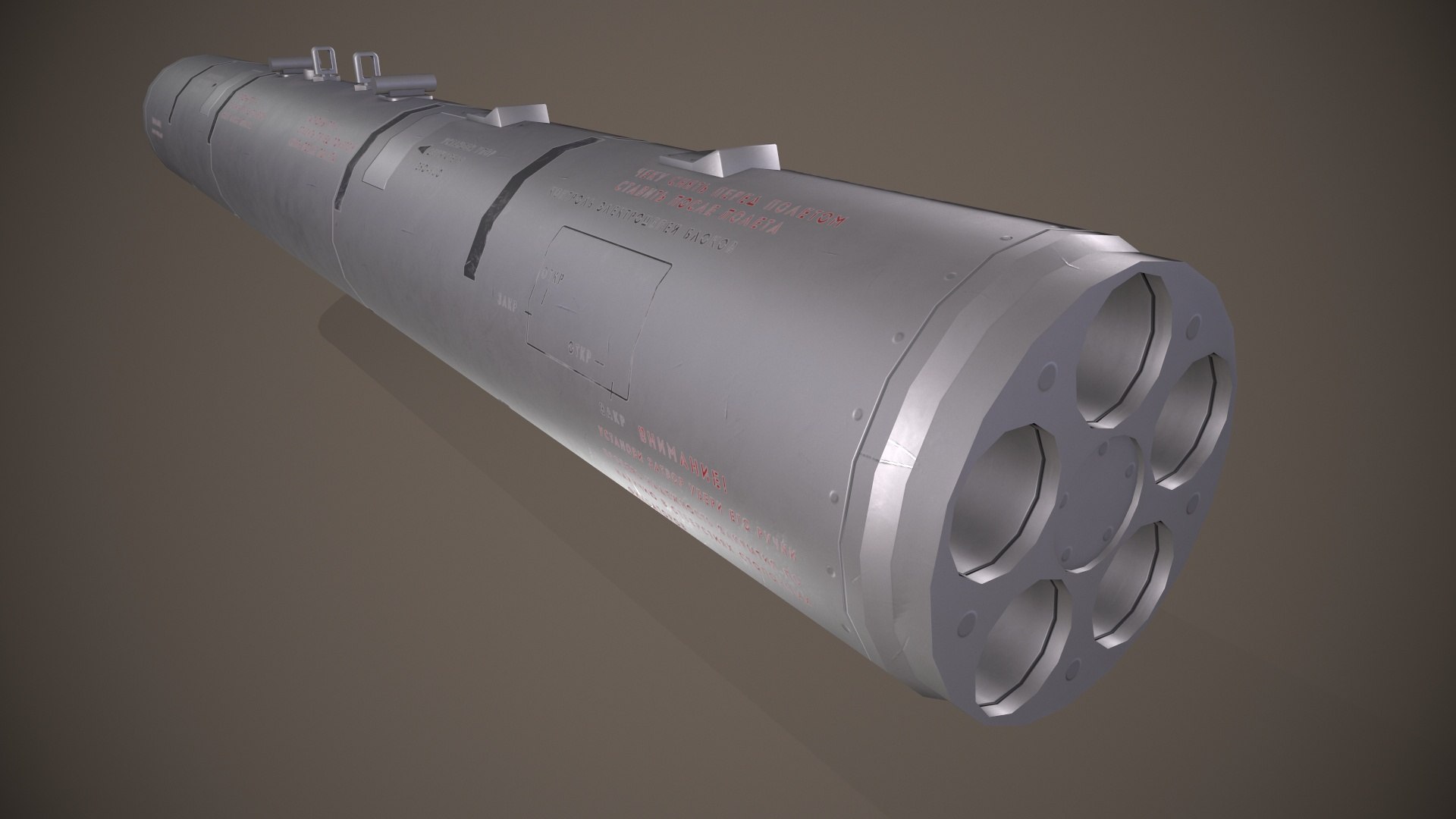 B-13 Rocket Pod 3D - TurboSquid 1944917