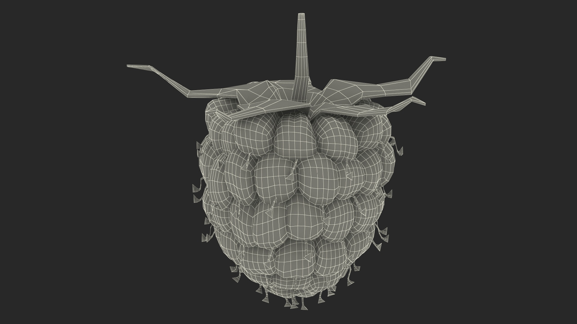 Red Raspberry 3D Model - TurboSquid 2130994