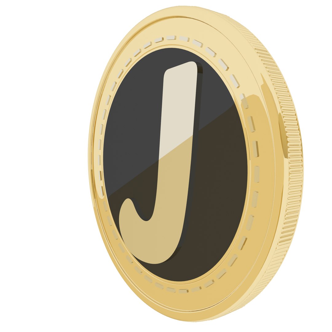3D Joy Coin Cryptocurrency Gold Coin - TurboSquid 1856985