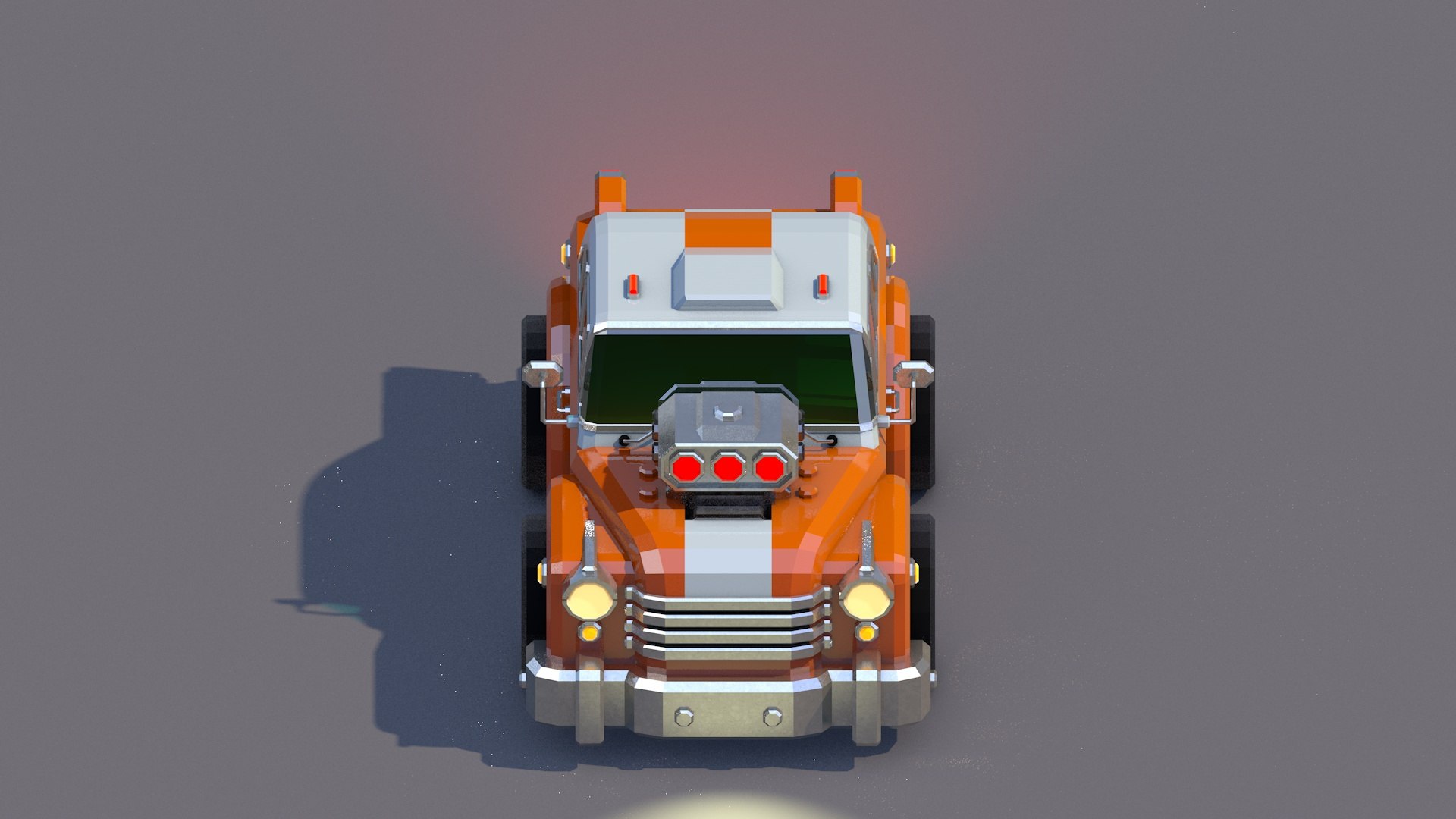 3D Drag Racer - Orange - TurboSquid 2133680