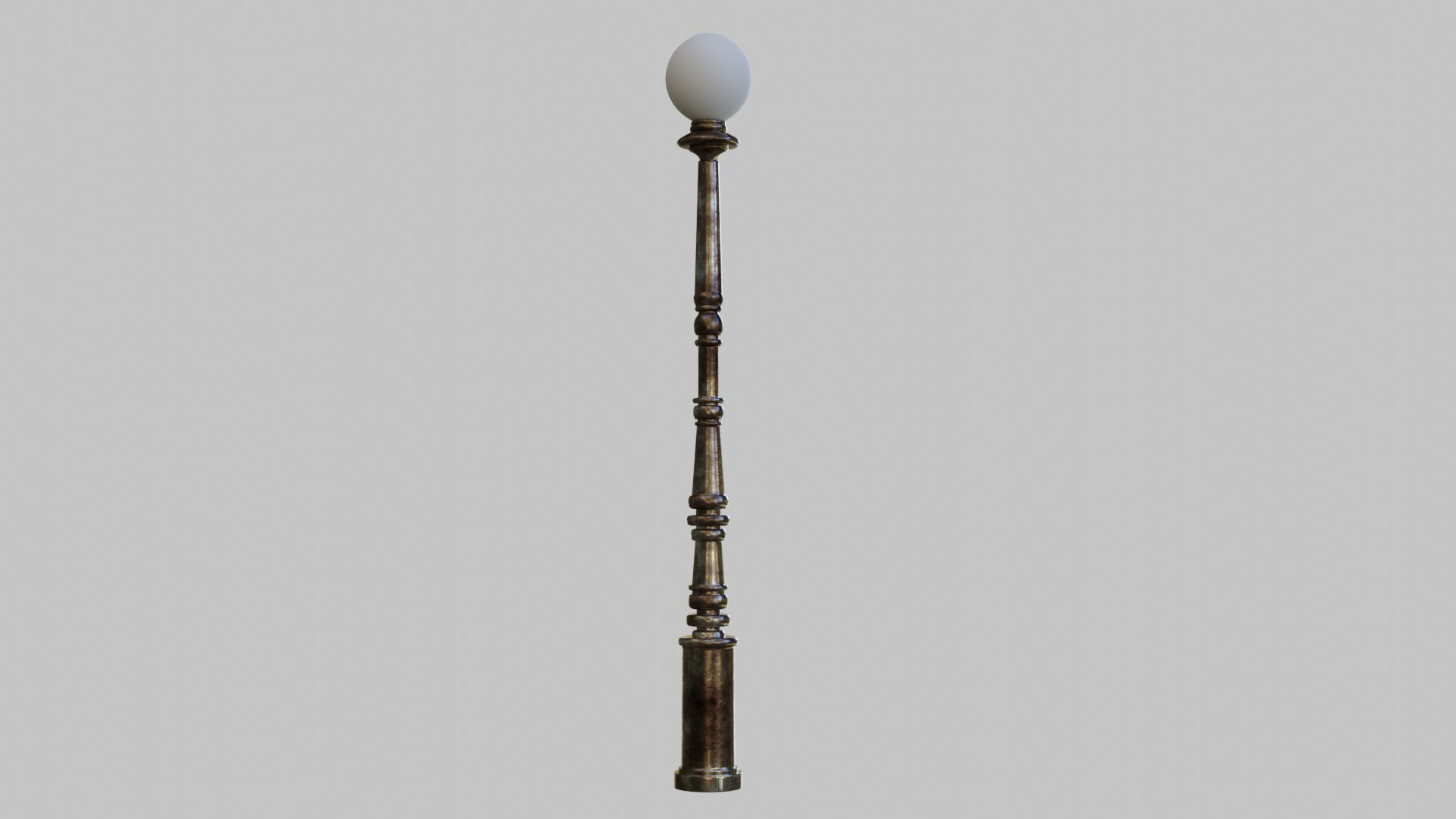 3D Street Lamp Hight Quality Model - TurboSquid 1971462