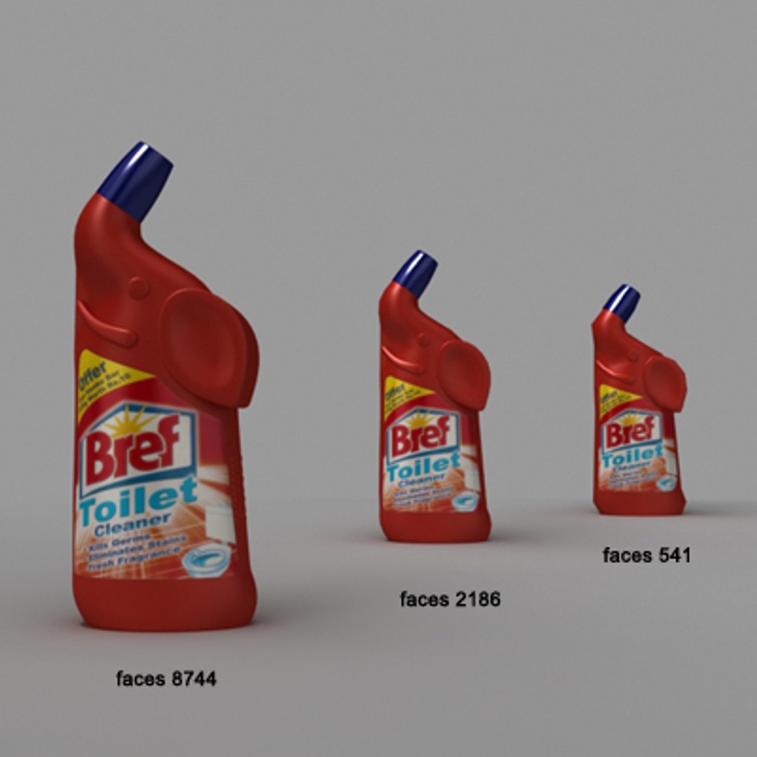 Bref Toilet Cleaner 3d Model