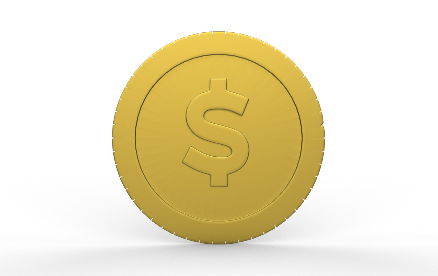 Dollar Coin 3D Model 3D - TurboSquid 2337639