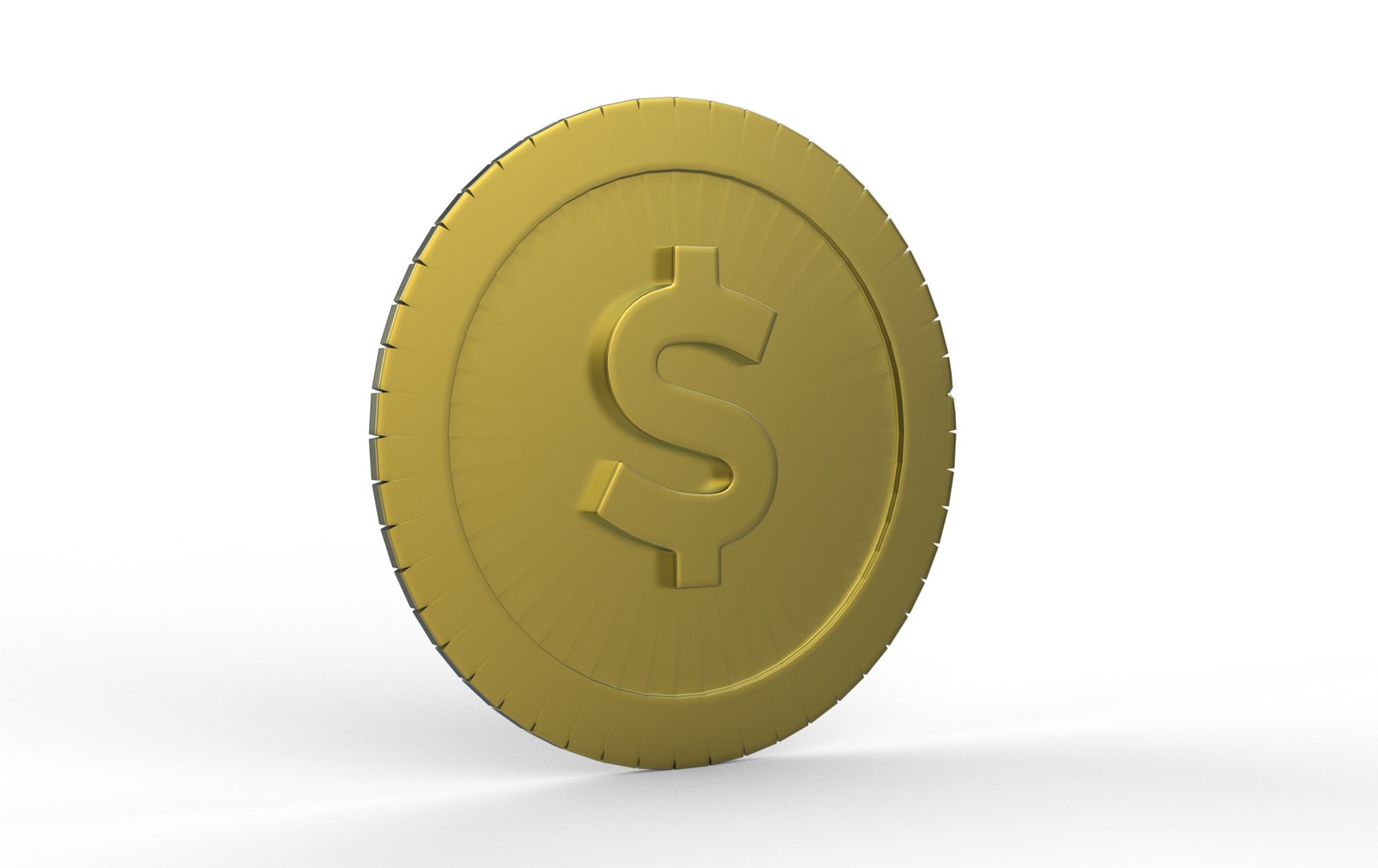 Dollar Coin 3D Model 3D - TurboSquid 2337639