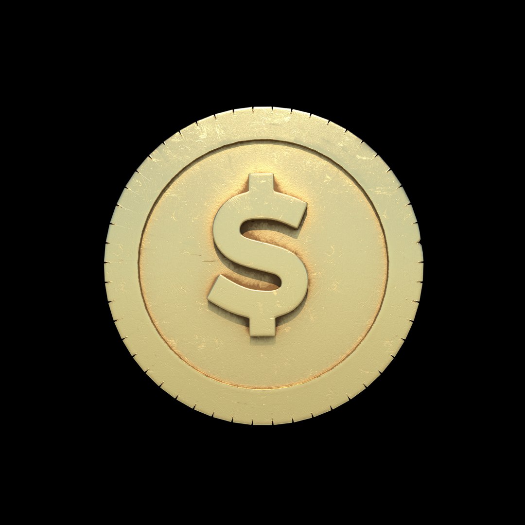 Dollar Coin 3D Model 3D - TurboSquid 2337639