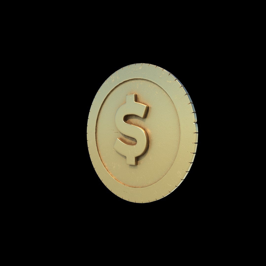 Dollar Coin 3D Model 3D - TurboSquid 2337639
