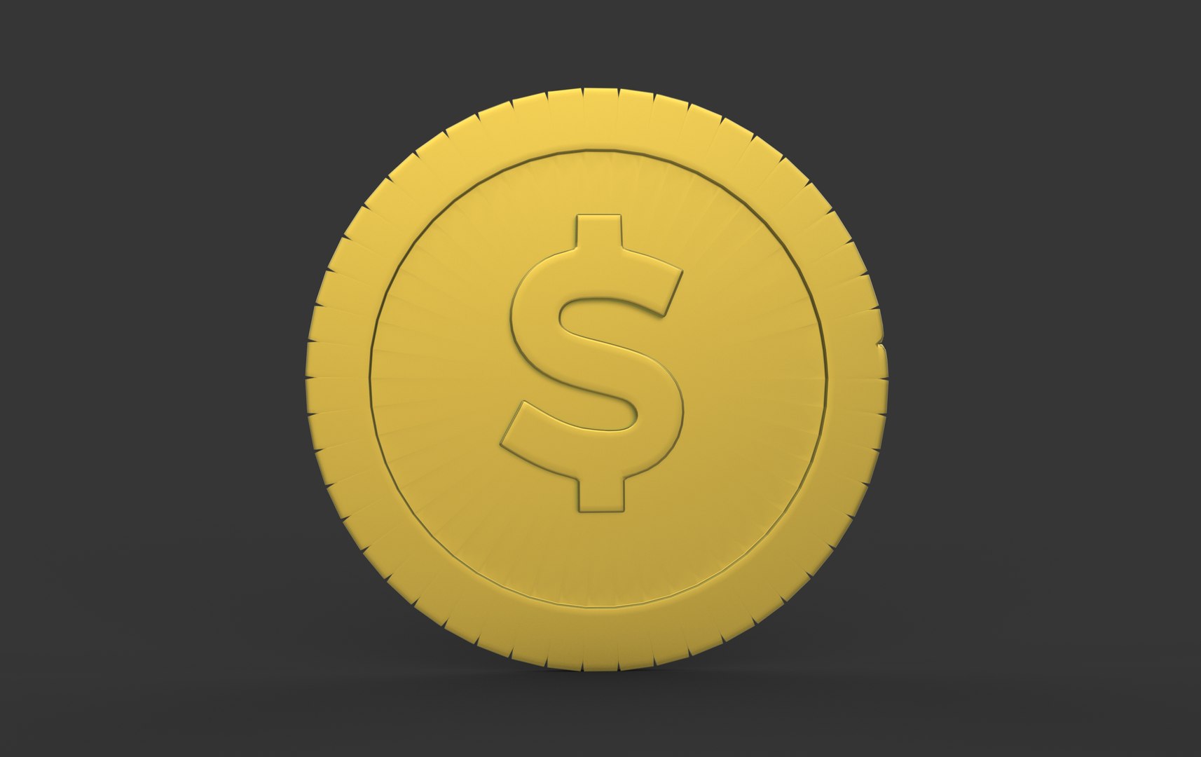 Dollar Coin 3D Model 3D - TurboSquid 2337639
