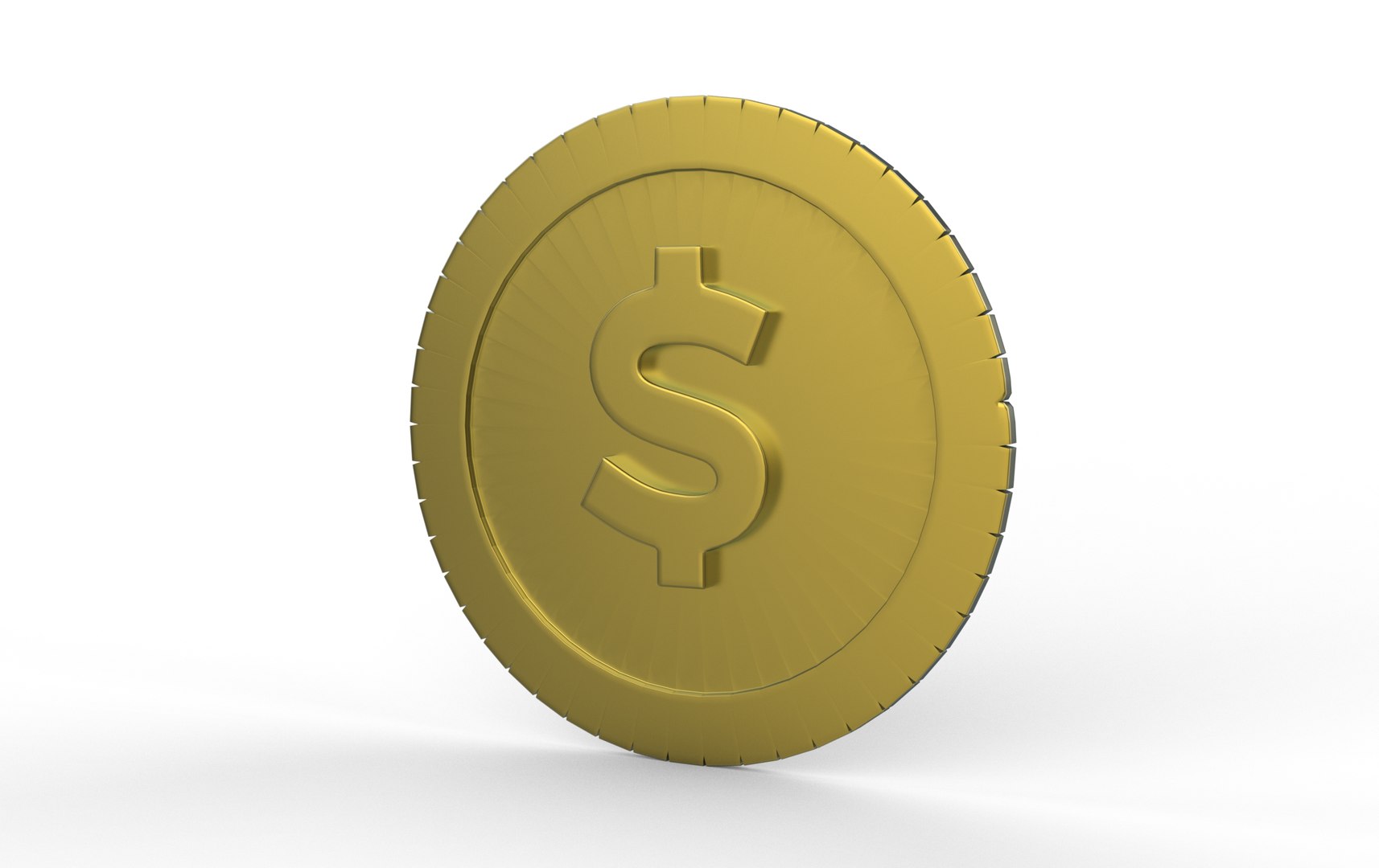 Dollar Coin 3D Model 3D - TurboSquid 2337639