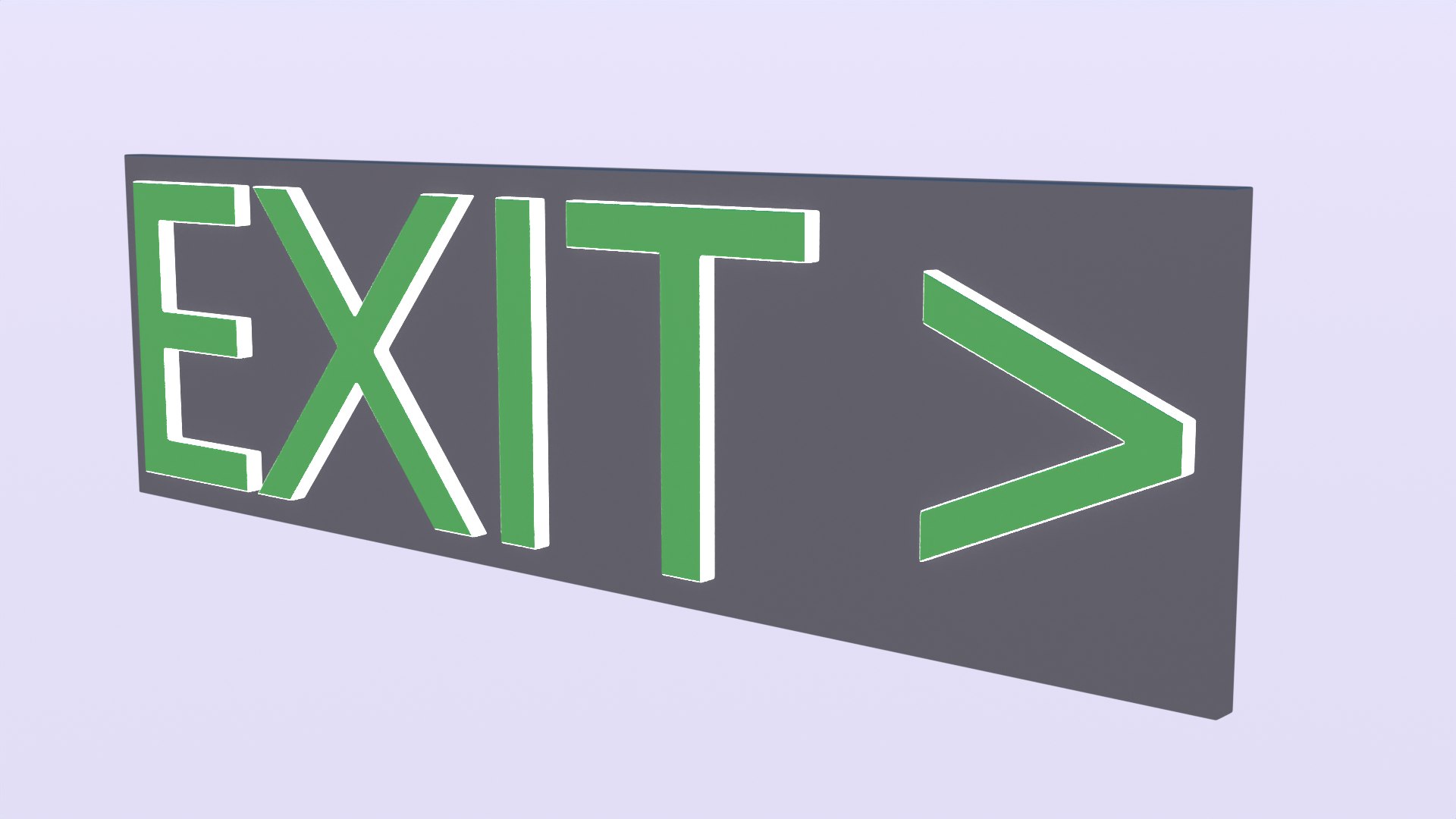 3D EXIT Sign And MOTEL Billboard Model - TurboSquid 2104829