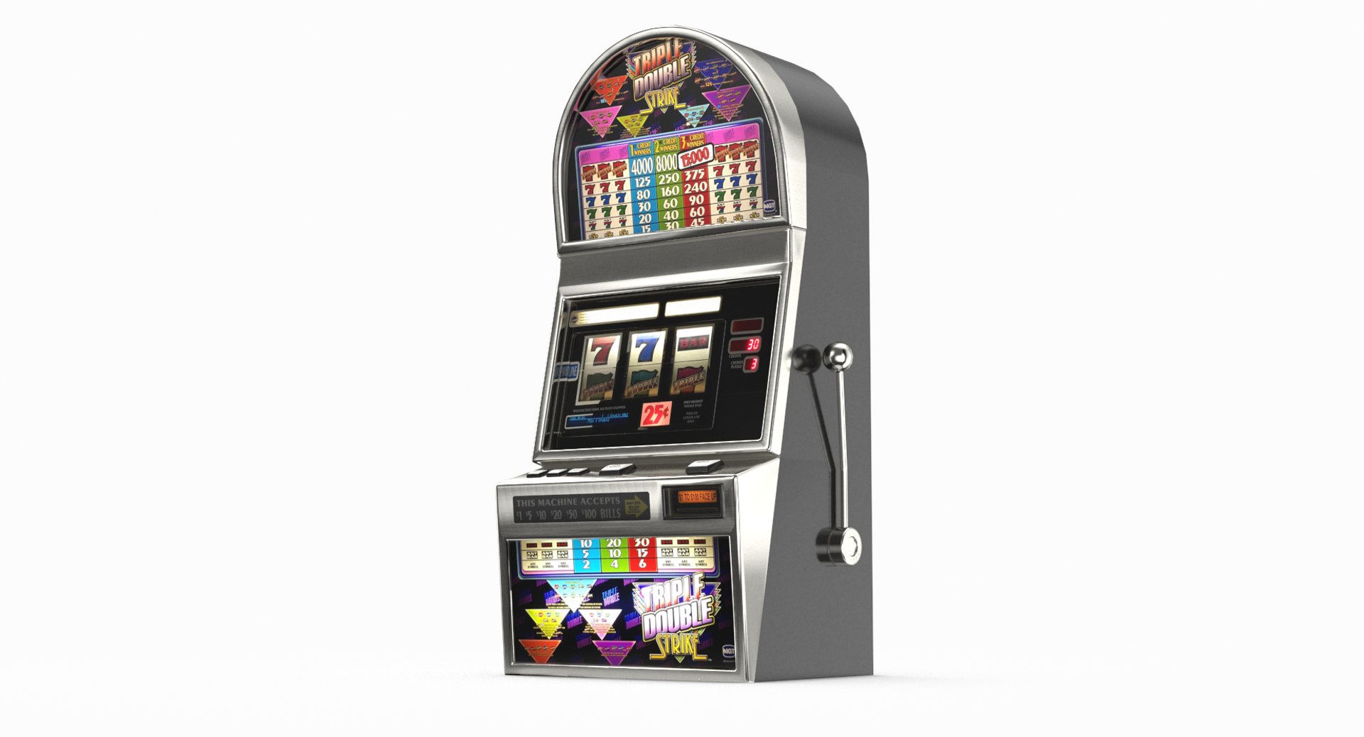 Slot Machine 3D Model - TurboSquid 1269059