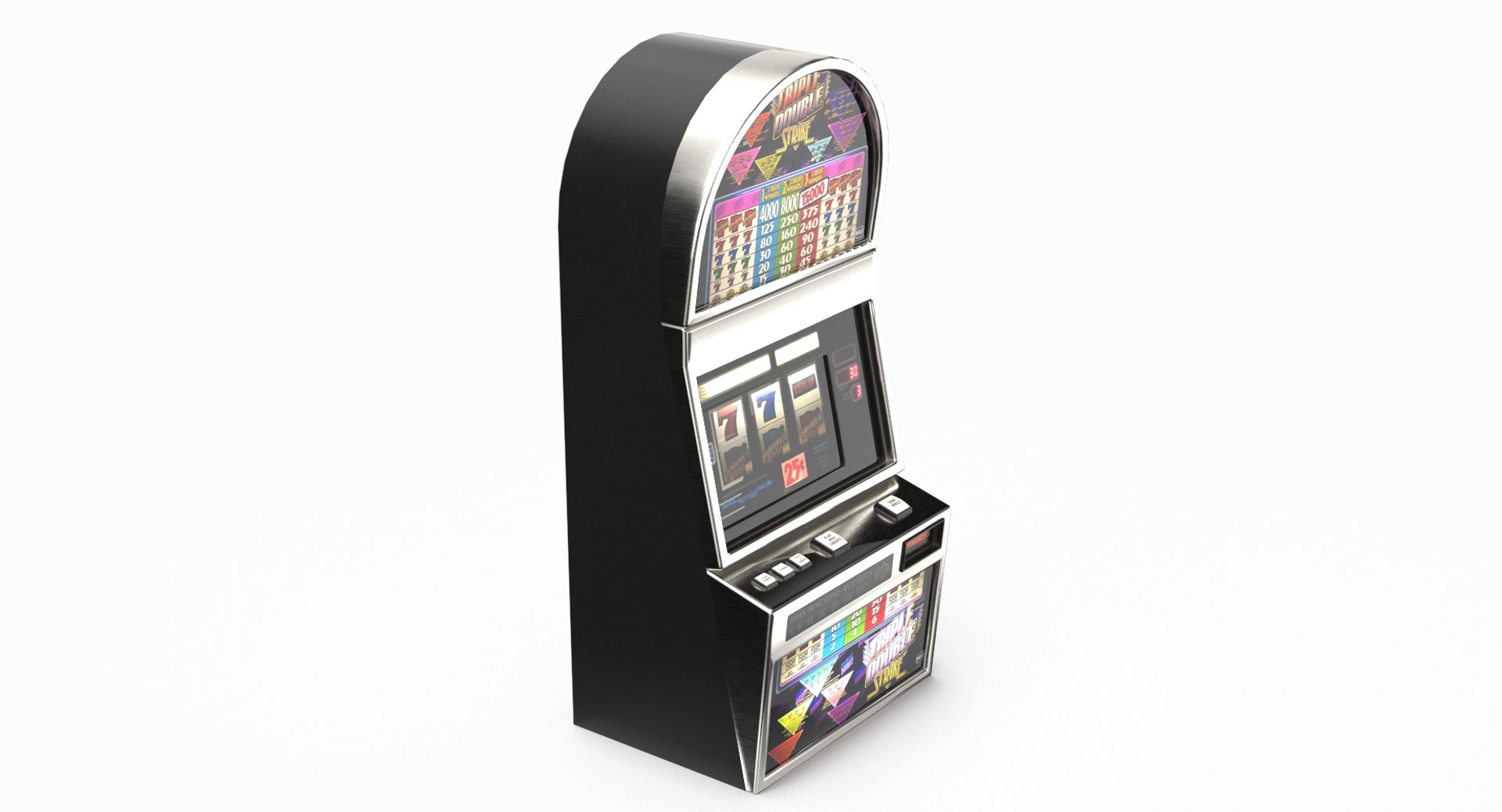 Slot Machine 3D Model - TurboSquid 1269059