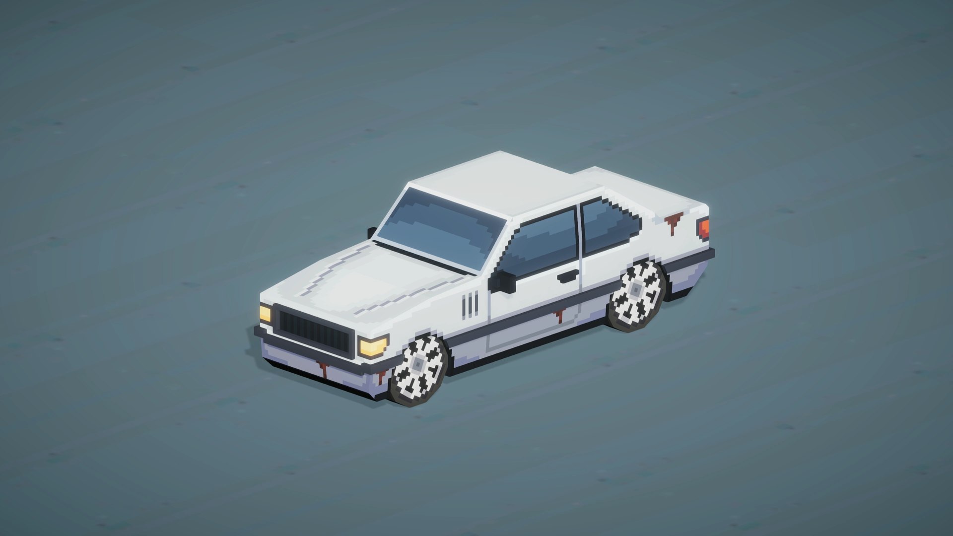 3D Old Gray Car Coupe From ChemodenStudio - TurboSquid 1856152