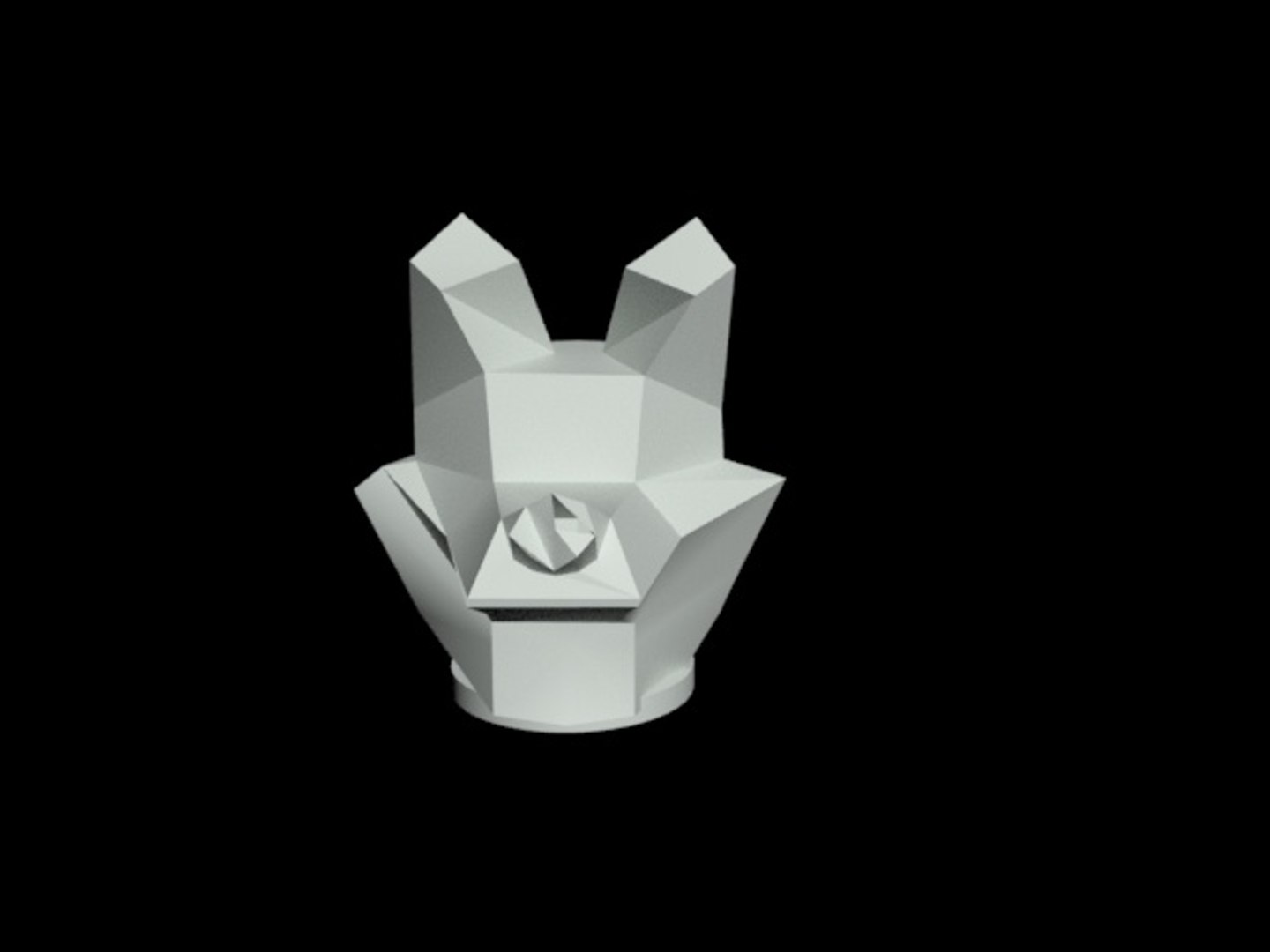 3D Model White Wolf Print - TurboSquid 1631194