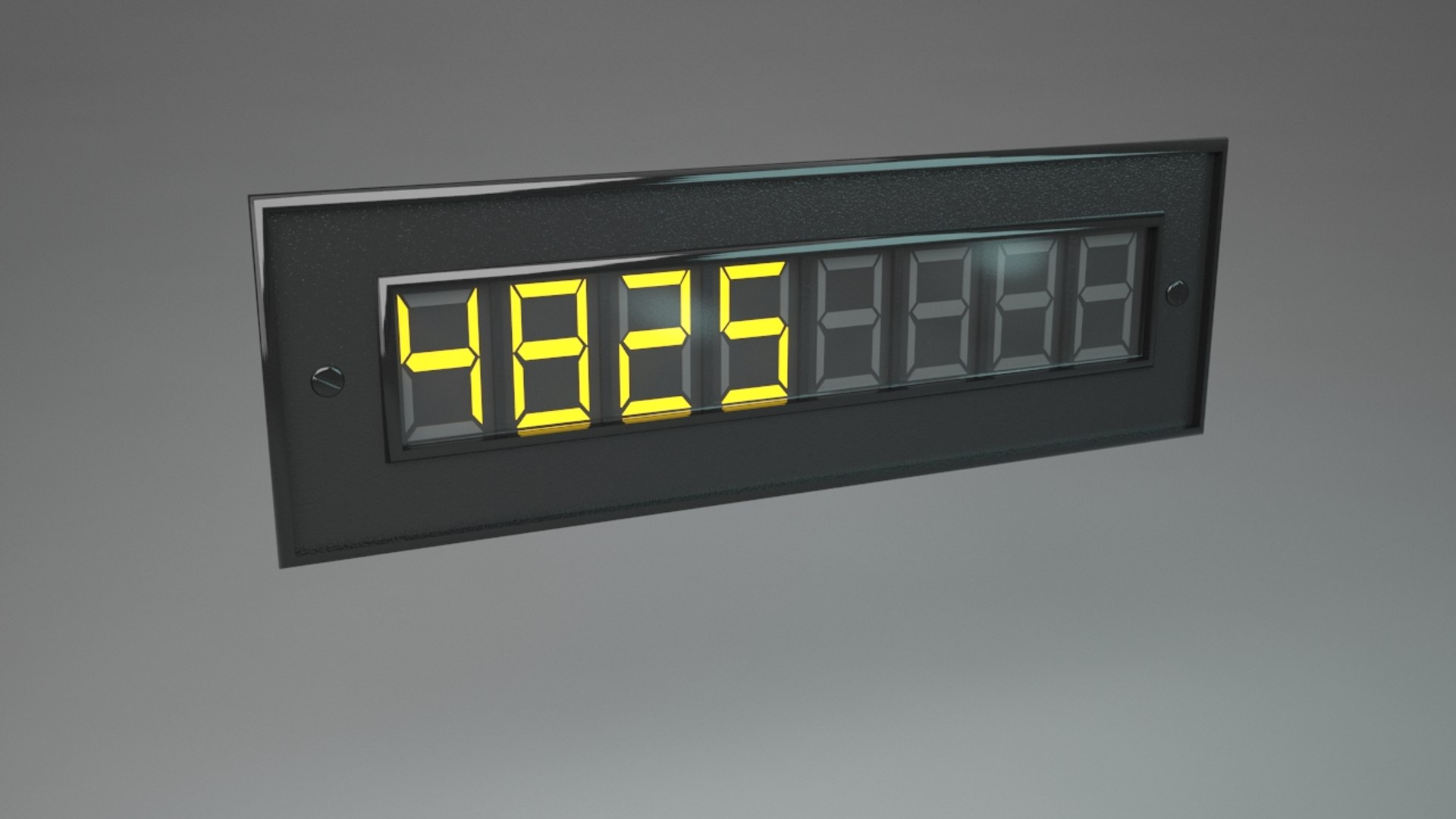 Digital Counter 3d Model
