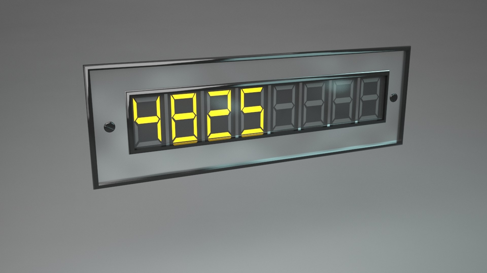 Digital Counter 3d Model