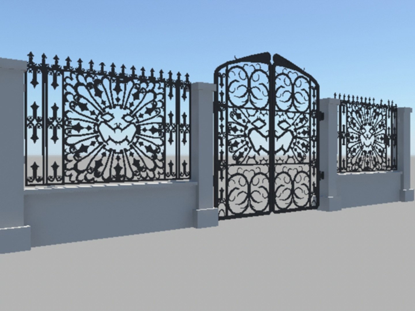 3d ma spooky gate