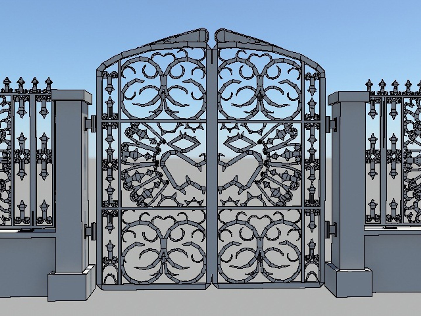 3d ma spooky gate