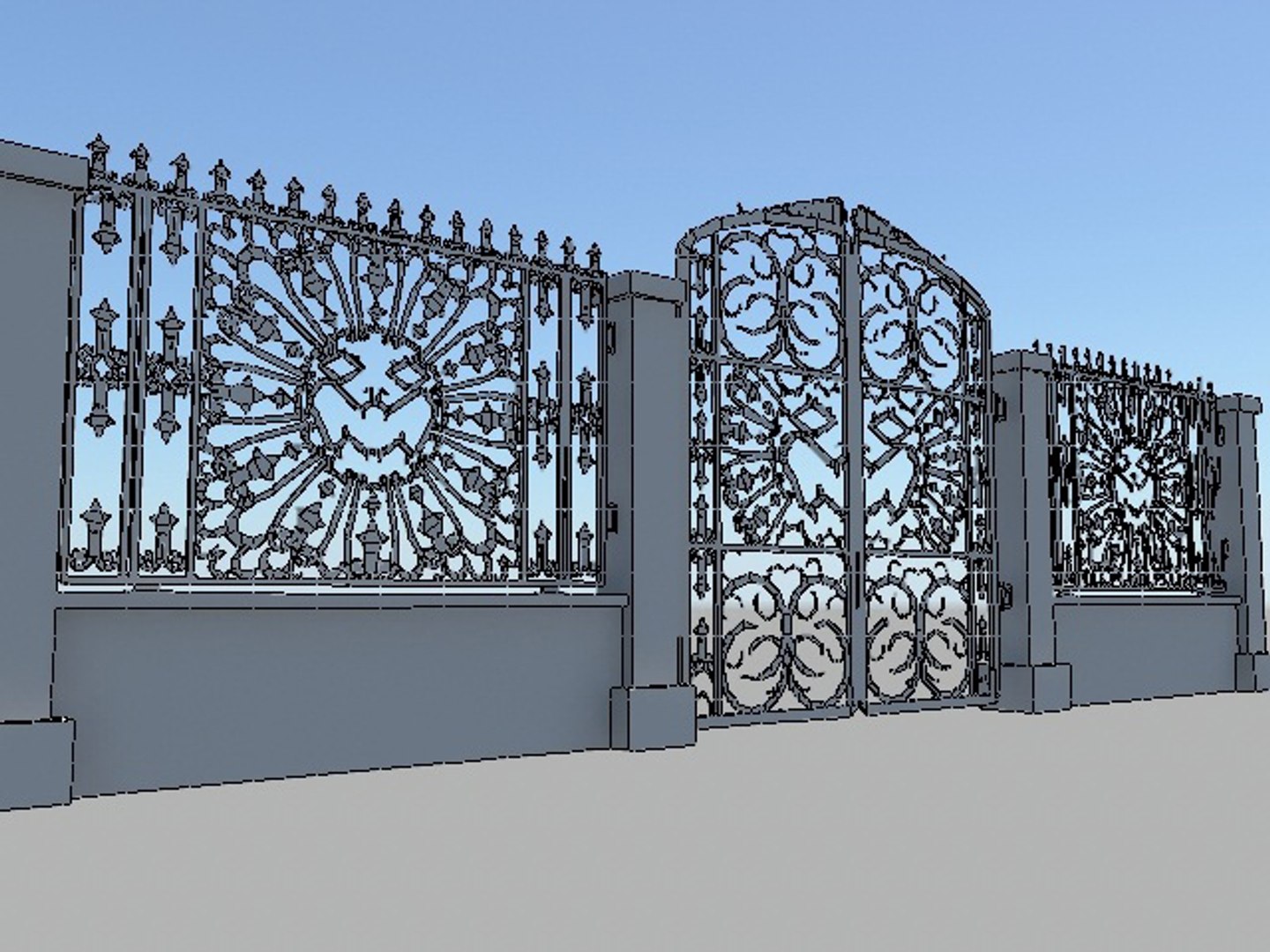 3d ma spooky gate