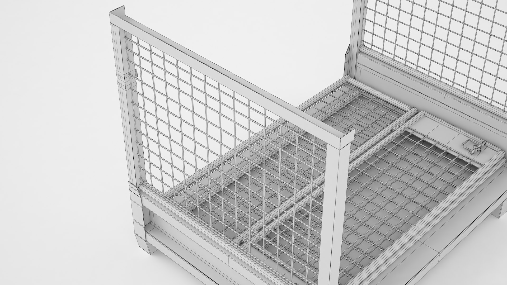 Collapsible Cage Pallet 10 3D - TurboSquid 2076878