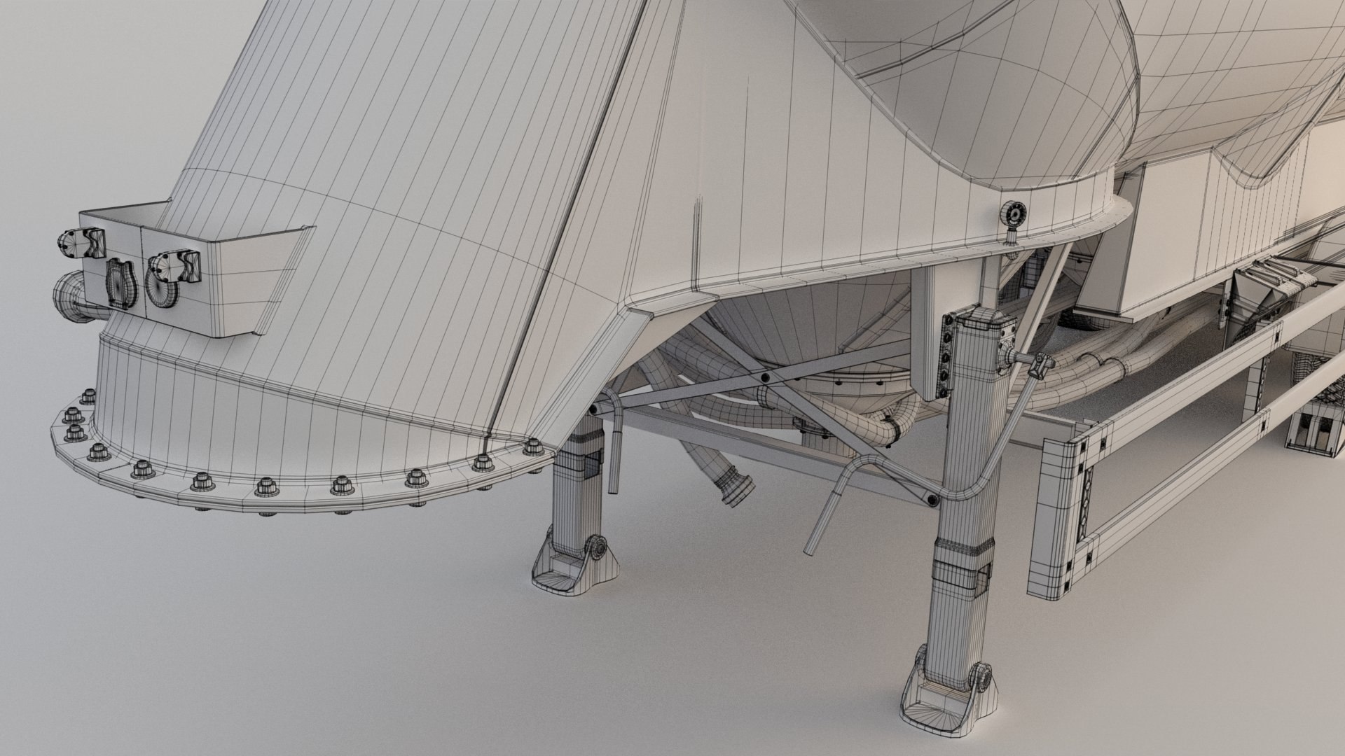 Tank Silo Trailer 3D Model - TurboSquid 1526272