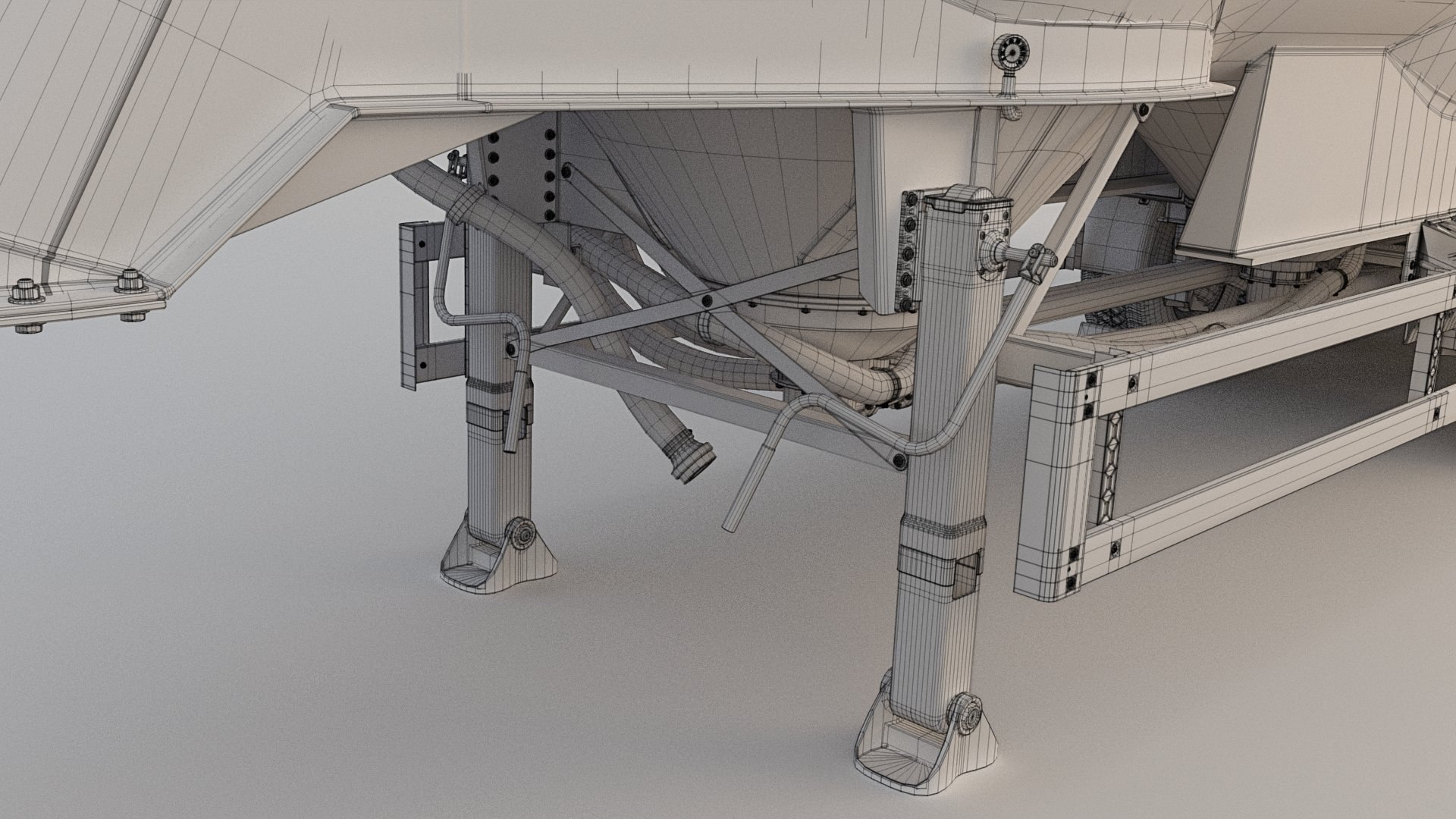 Tank Silo Trailer 3D Model - TurboSquid 1526272