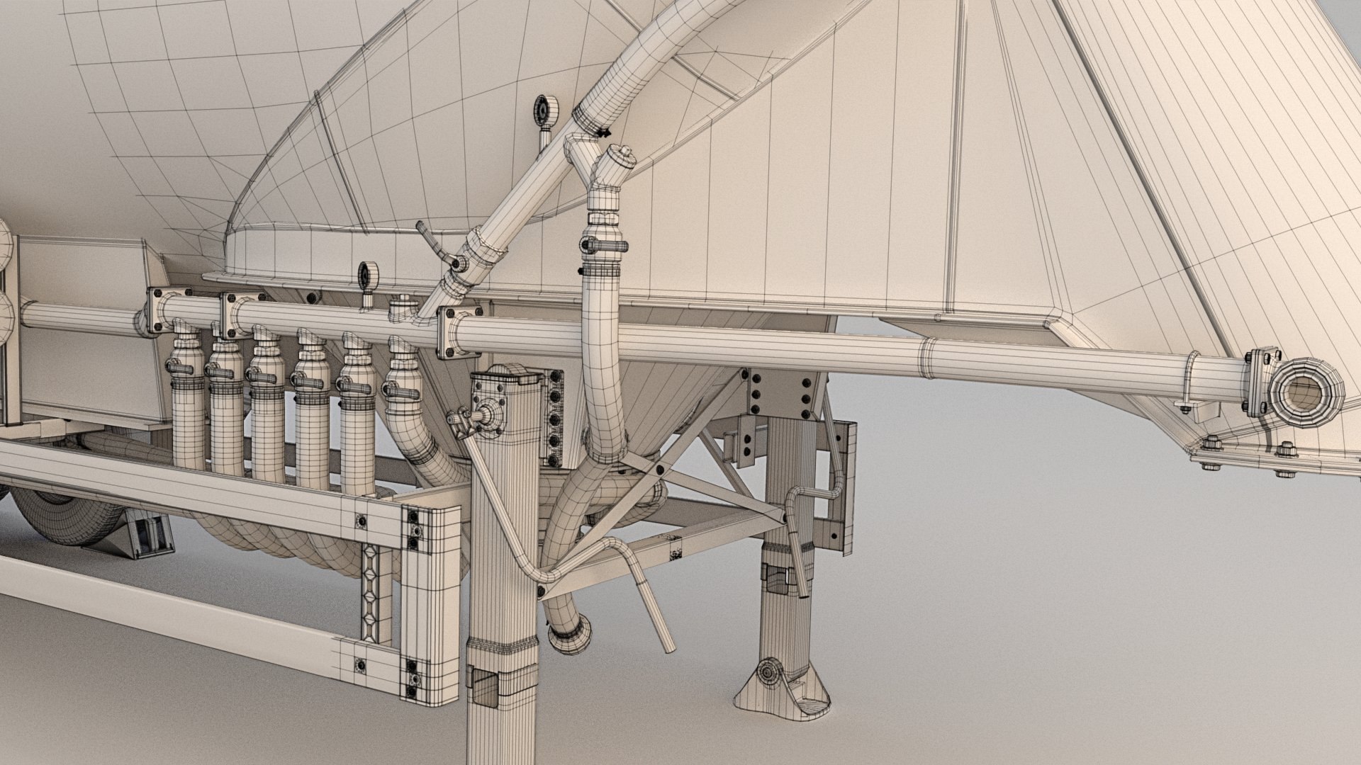 Tank Silo Trailer 3D Model - TurboSquid 1526272