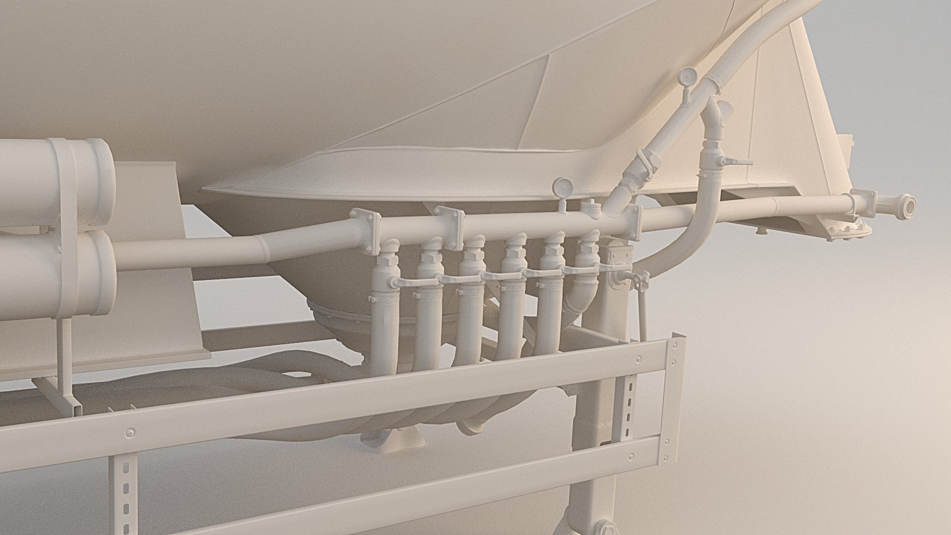 Tank Silo Trailer 3D Model - TurboSquid 1526272