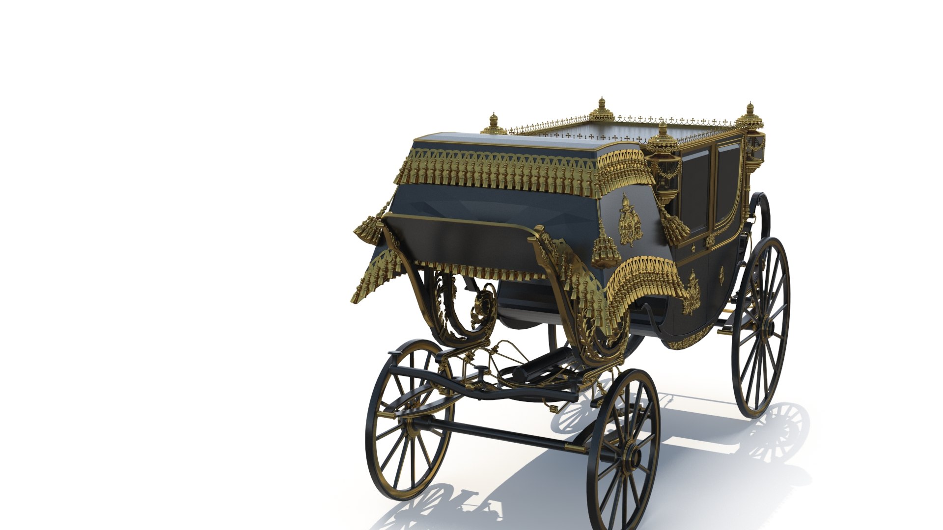 Baroque Carriage 3D Model - TurboSquid 1865223