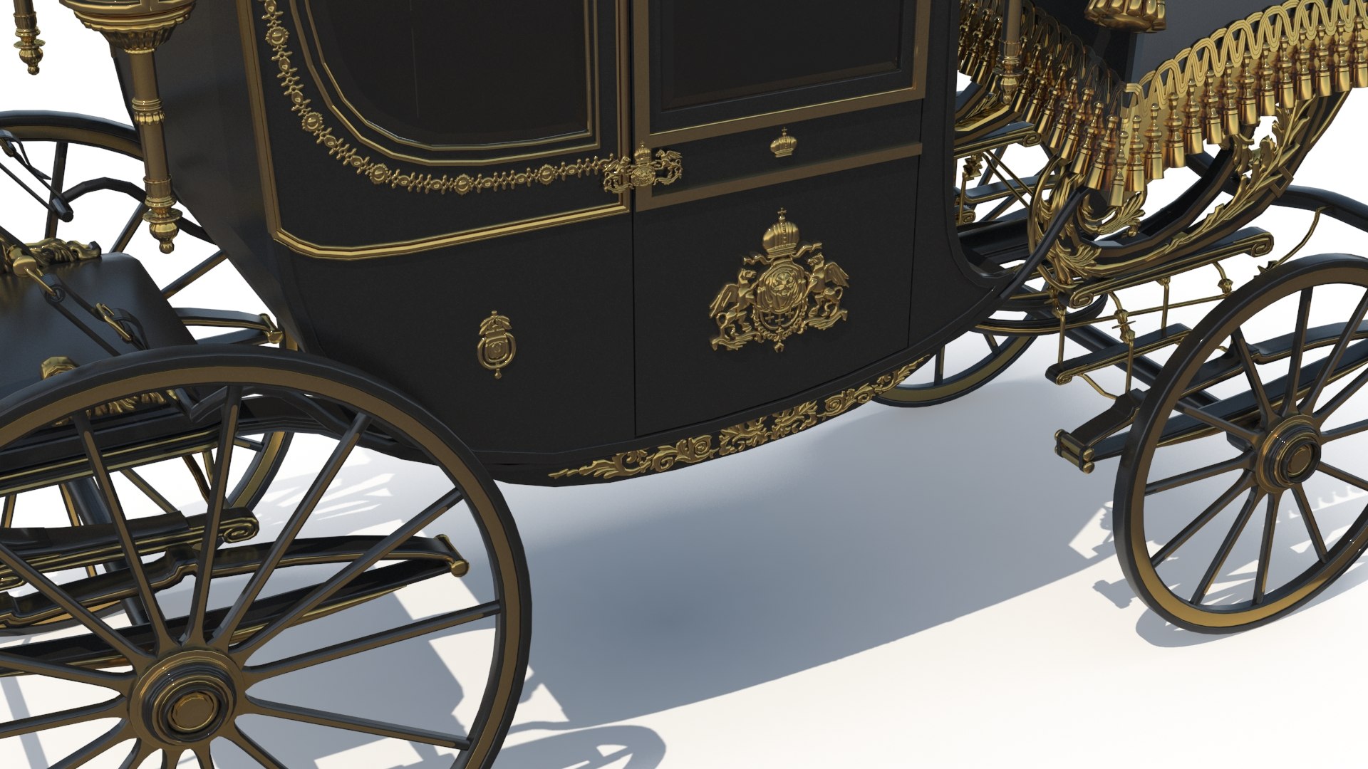 Baroque Carriage 3D Model - TurboSquid 1865223