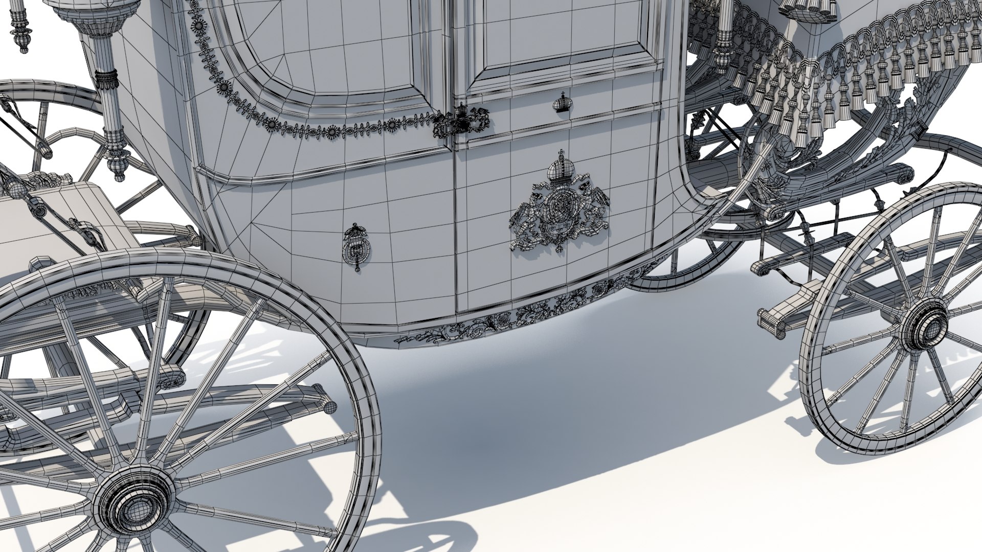 Baroque Carriage 3D Model - TurboSquid 1865223