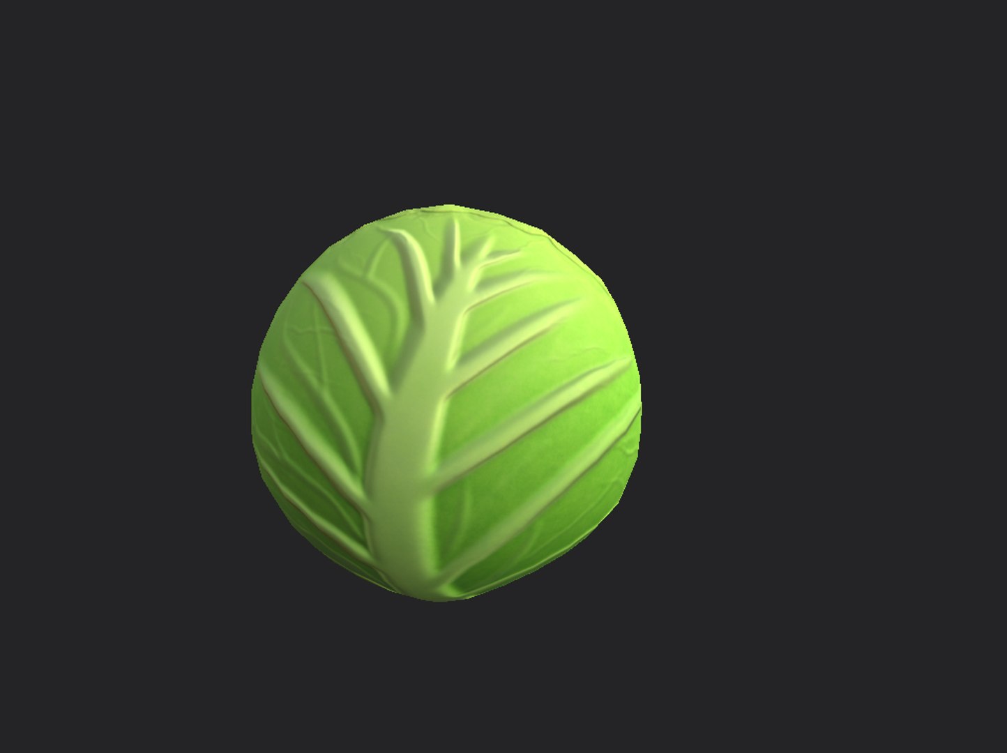 3D Cabbage Cartoon - TurboSquid 1495143