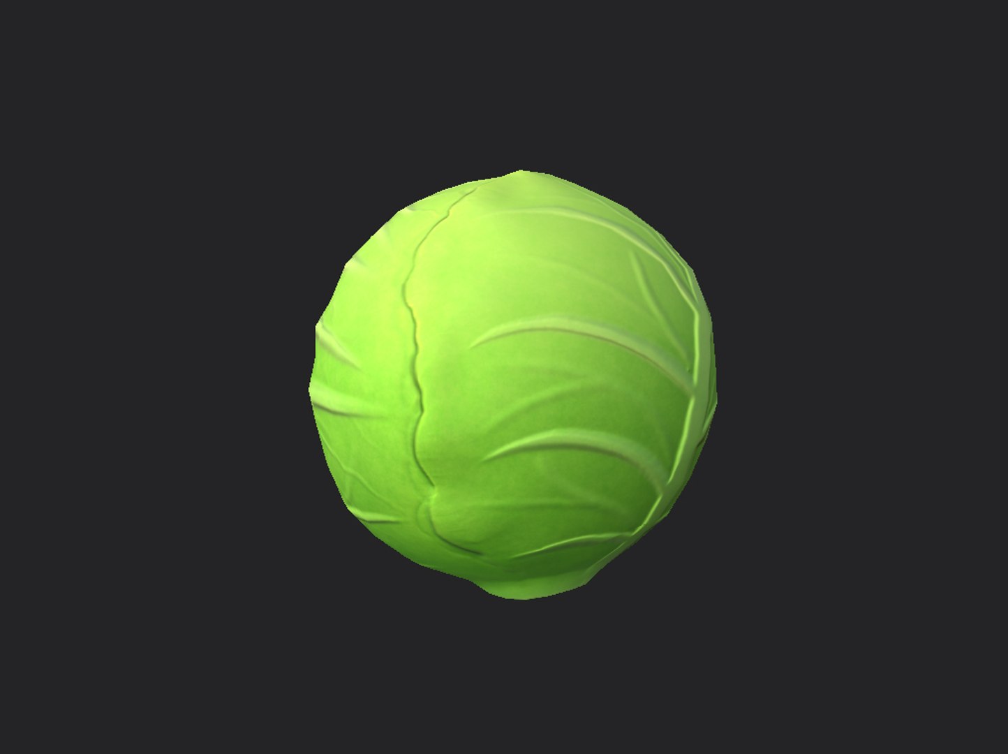 3D Cabbage Cartoon - TurboSquid 1495143