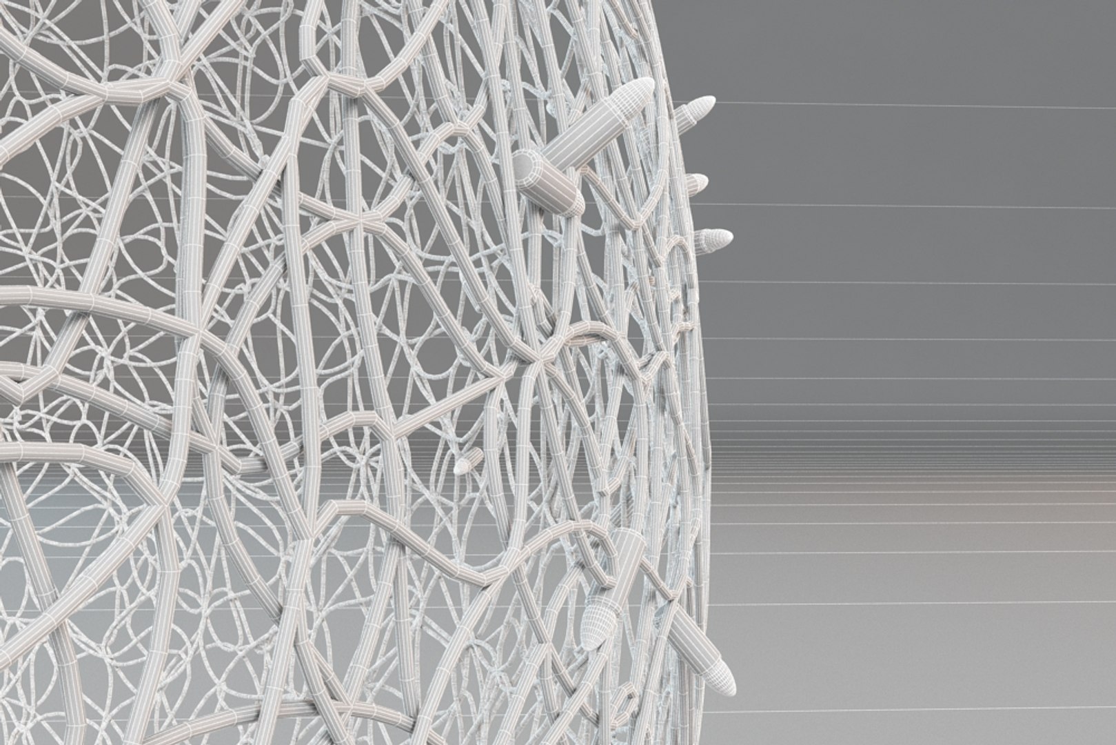wire lights 3d model