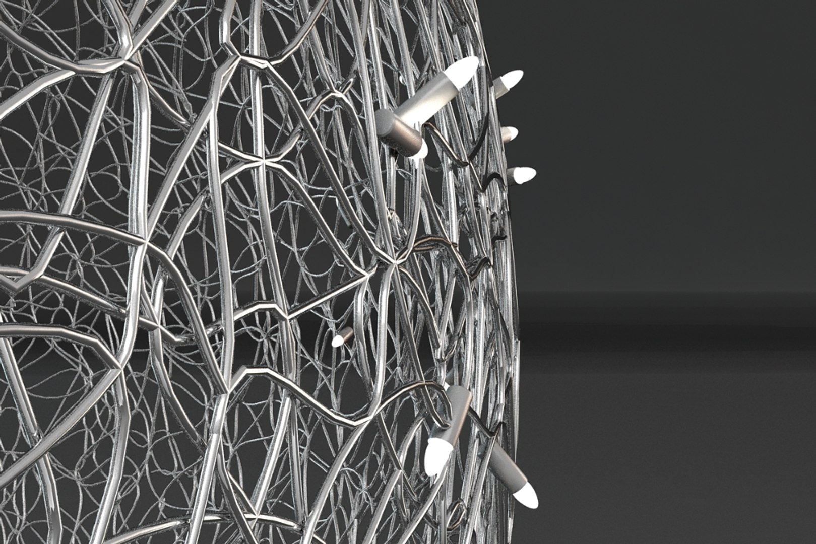 wire lights 3d model