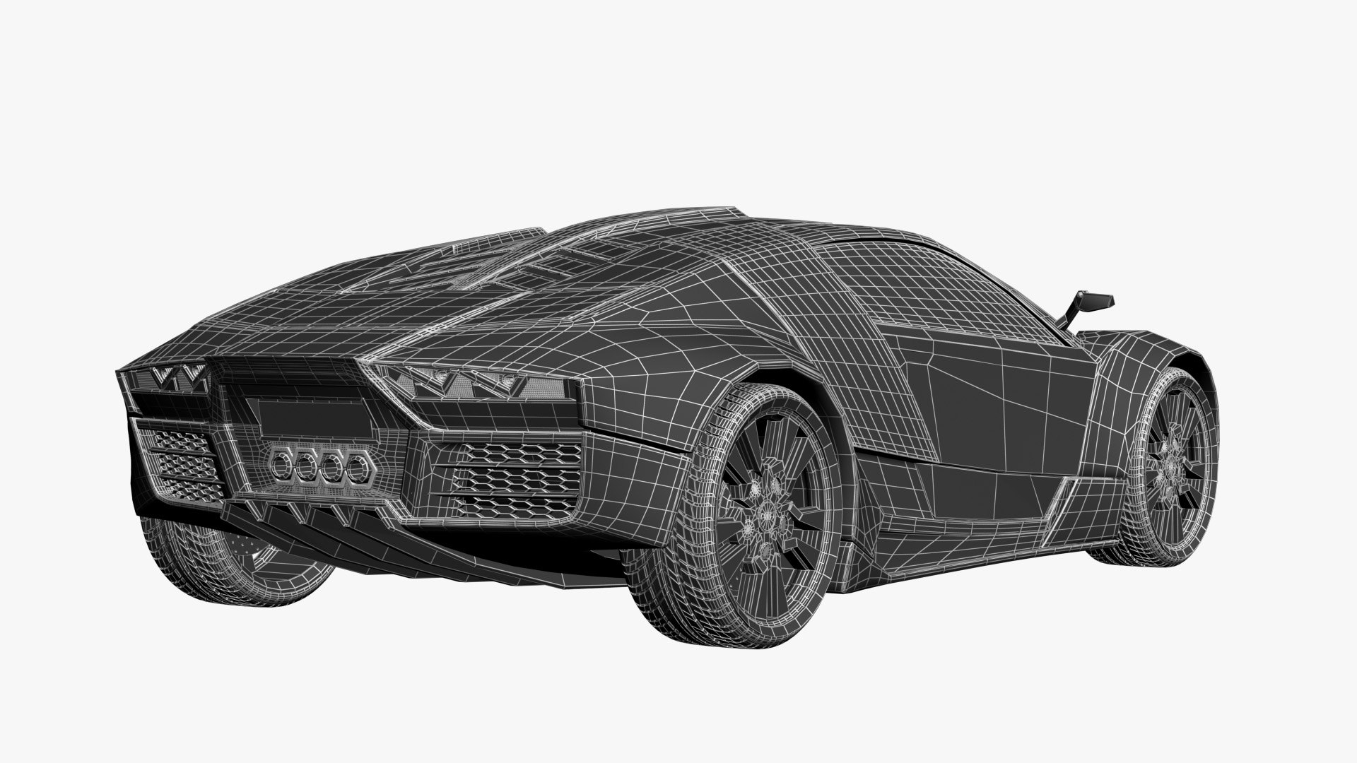 3D Vray-Conceptcar R10 - TurboSquid 2091125