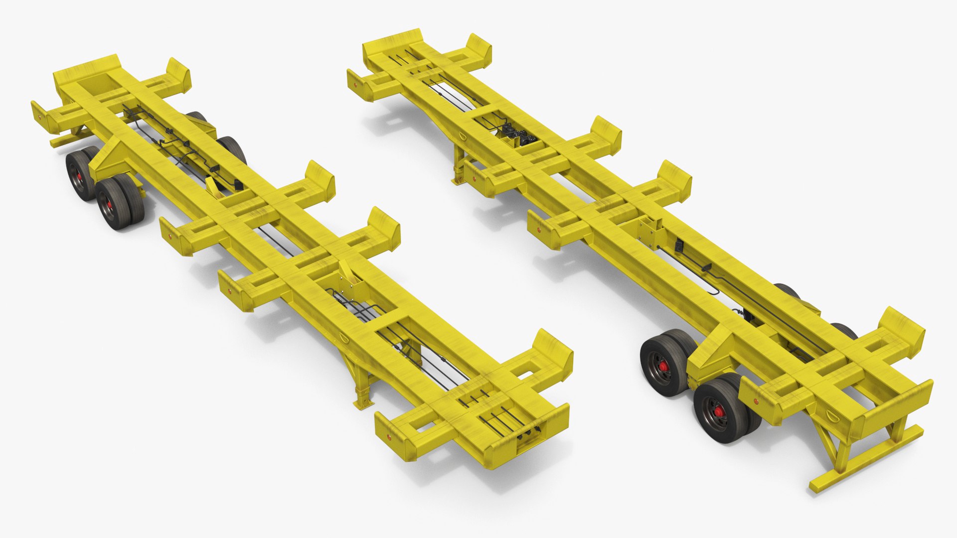 3D Model Missile Launch Container On Trailer Rigged - TurboSquid 2435060