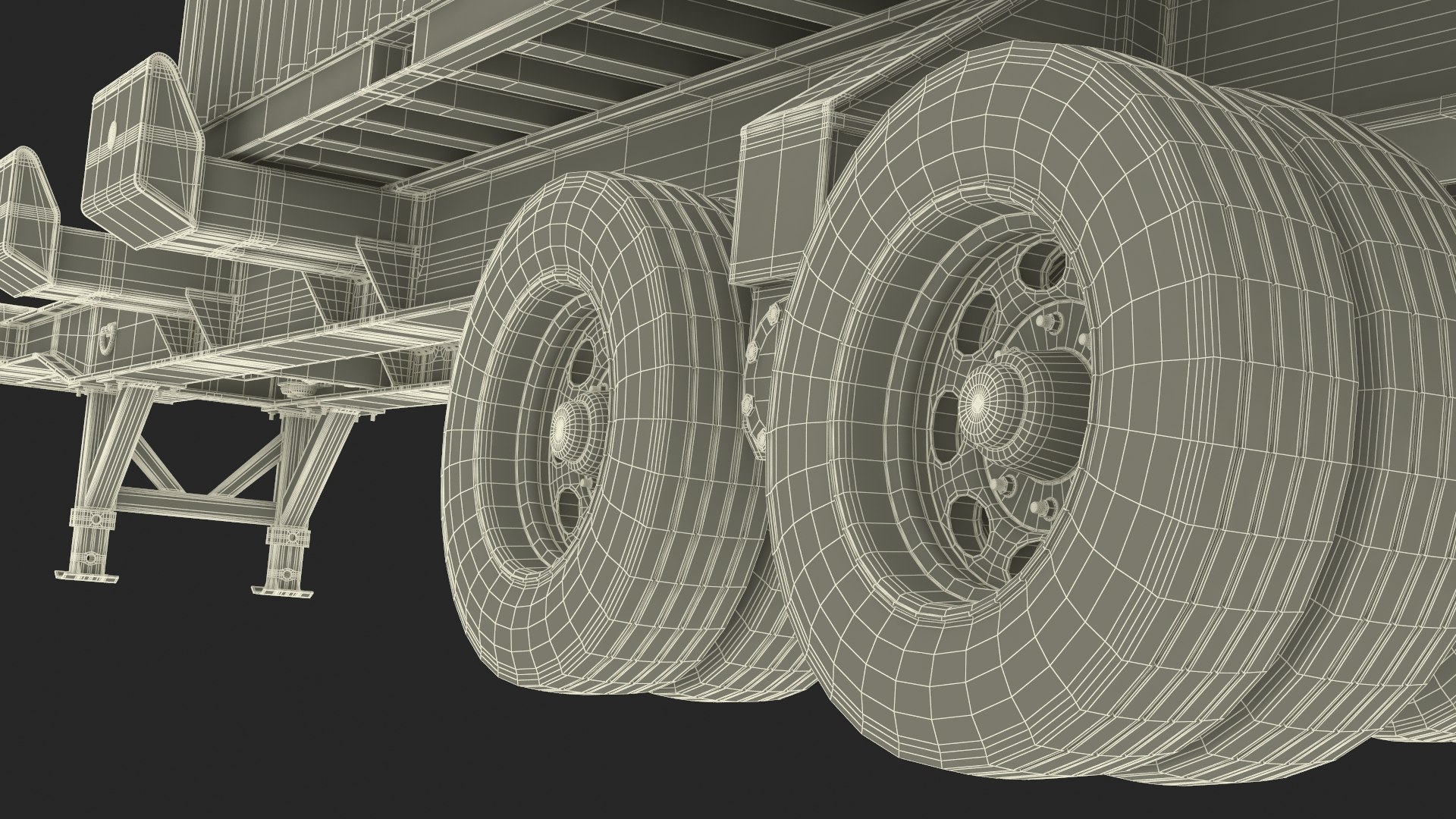 3D Model Missile Launch Container On Trailer Rigged - TurboSquid 2435060