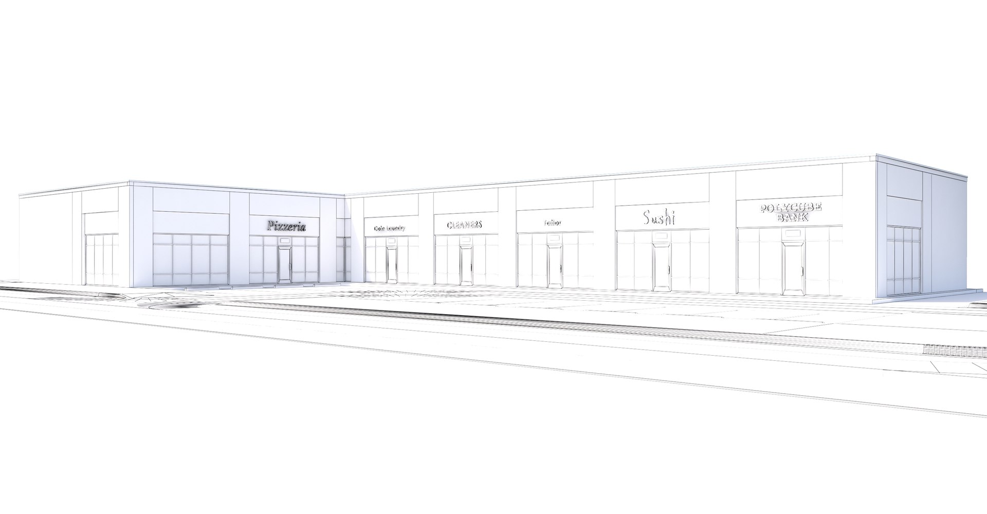 Store Mall Retailer 3D Model - TurboSquid 1656432